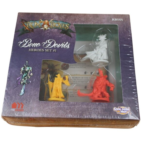 Cool Mini Or Not | Games | Rum Bones Bone Devils Heroes Set Miniature ...